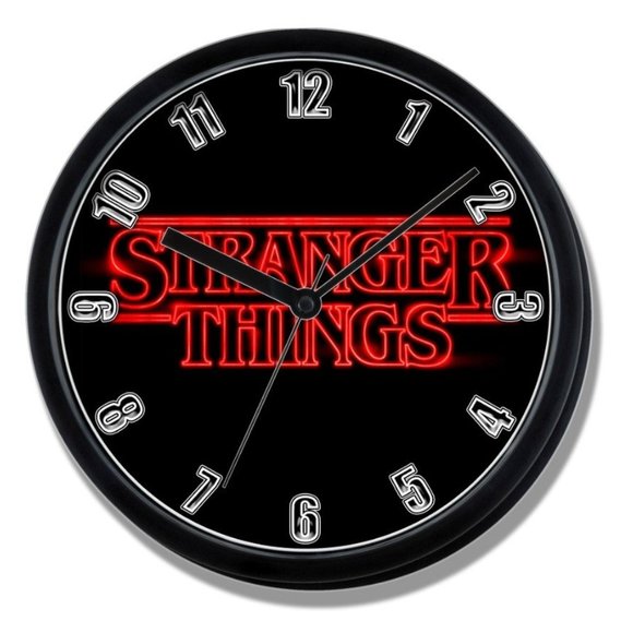 Clock | Wall Decor | Stranger Things Logo Clock New | Poshmark
